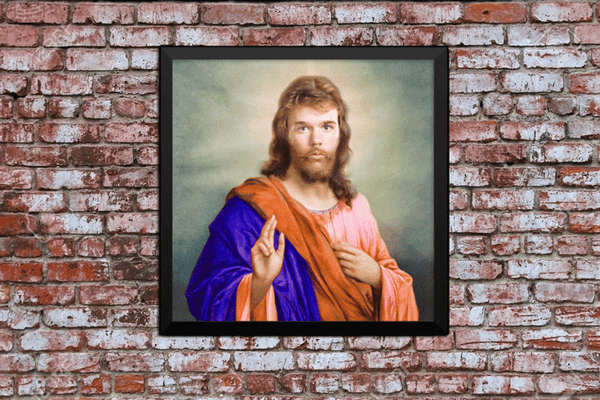 Connor McJesus - Framed Artwork - Thine Prophet – The Church of McJesus